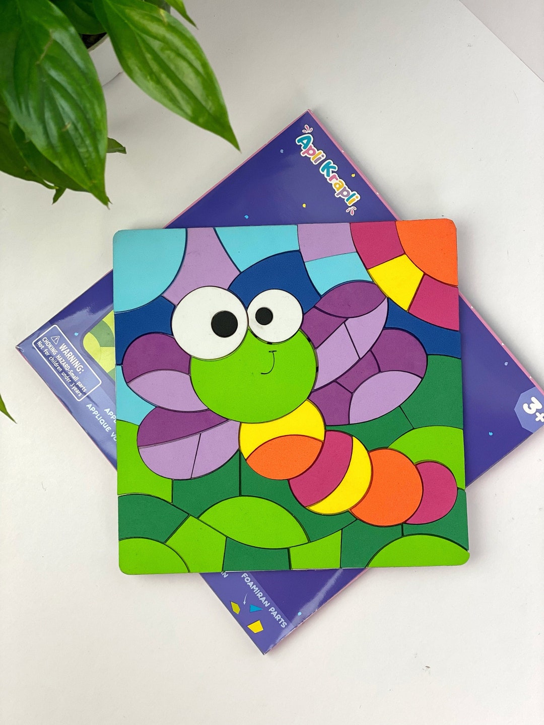 Dragonfly Puzzle for Kids, Soft Puzzle, Preschool Learning Center Tools ...