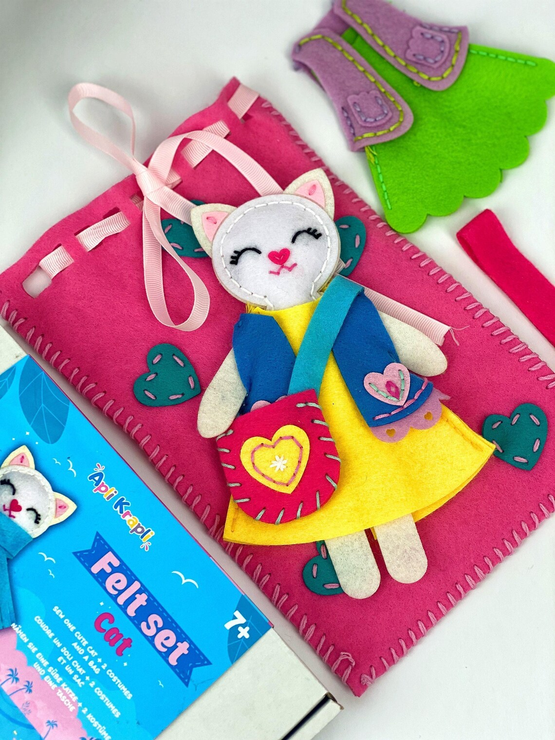 Kids Sewing Kit, Cute Craft Kit for Kids, Screen Free Activity ...