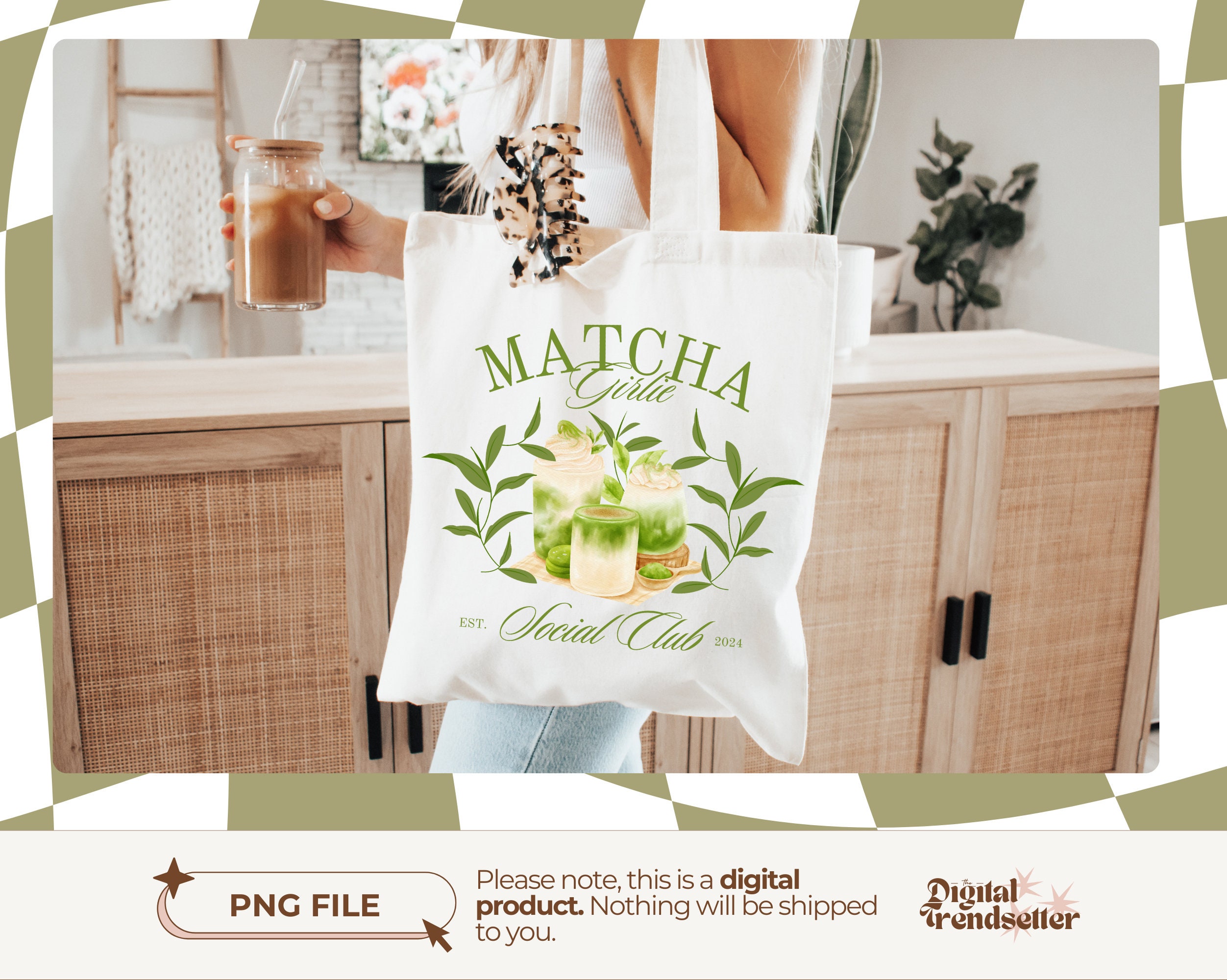 Matcha Latte Png Matcha Girlie Png Trendy Matcha Tea Png Retro Matcha ...
