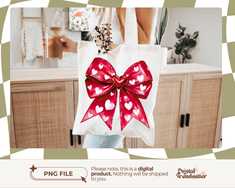 Red Heart Bow Png Coquette Heart Ribbon Png Valentine's Day Bow Png ...