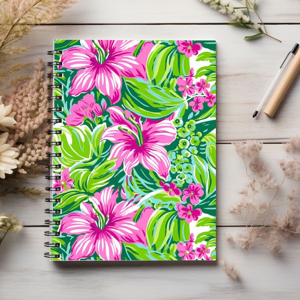 Preppy Notebook - Etsy