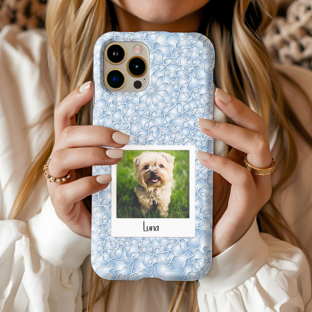 Custom Pet Phone Case Using Pet Photo and Name Custom Dog Phone Case Custom Cat Phone Case ...