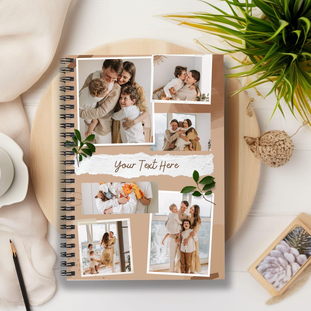Personalized Photo Spiral Notebook, Custom Notebook, Lined Notebook ...