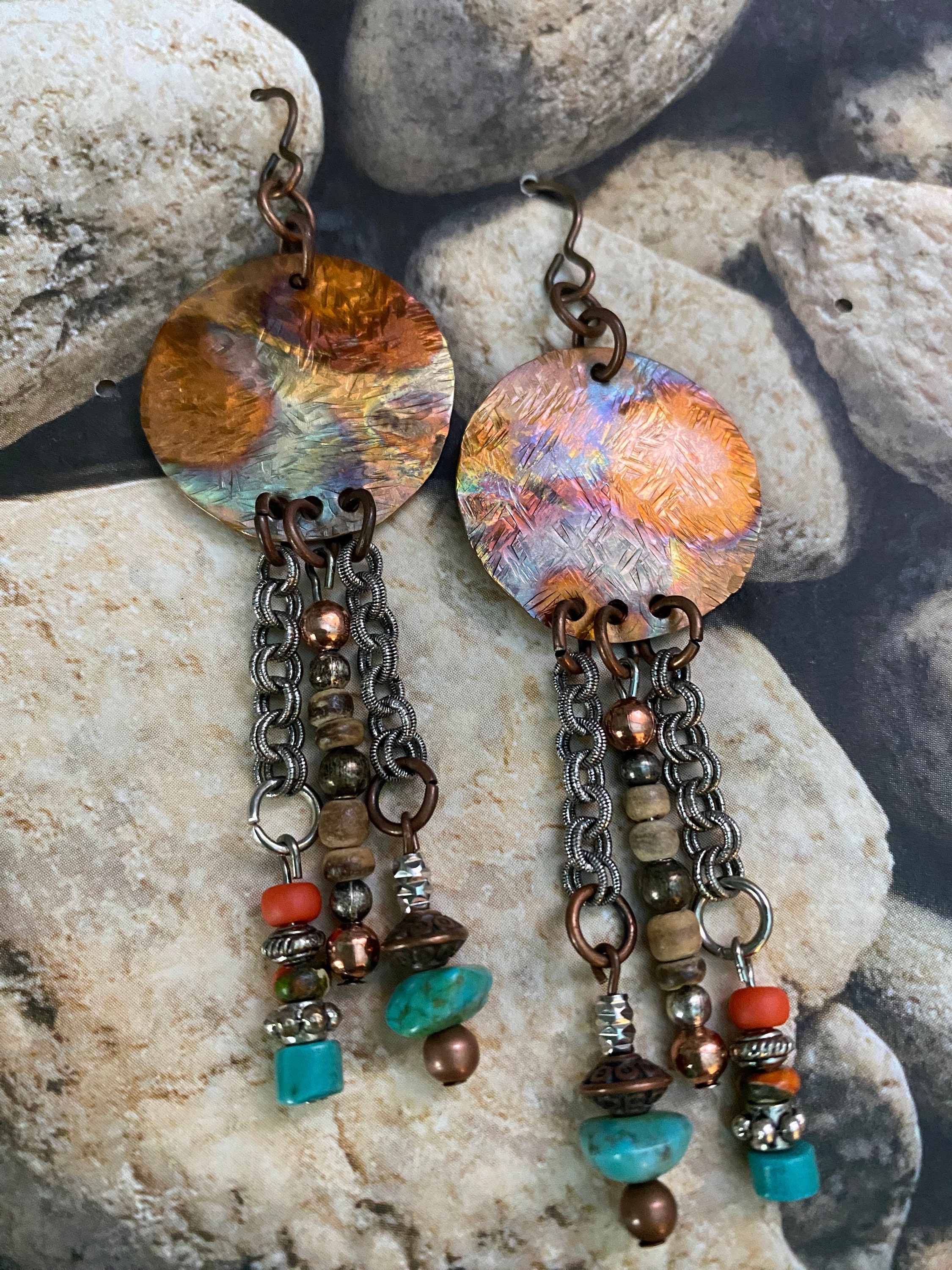 BOHEMIAN TORCHED COPPER - Etsy