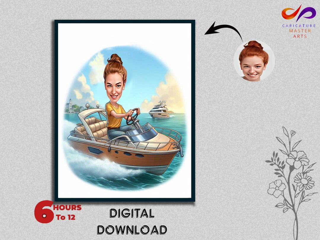 Custom Female Lady Girl Boat Ride Surfing Outdoor Open Air ...