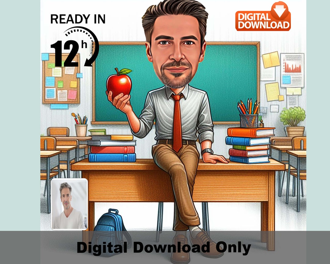 ARTS Teacher Caricature School College University Best TUTOR Teacher ...