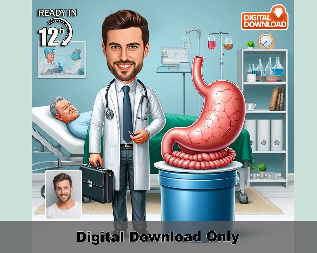 Gastroenterologist DOCTOR Hospital Surgeon Caricature Photo Funny ...