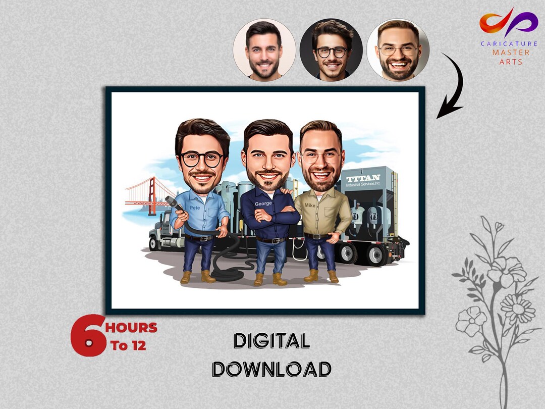 Fire Brigade Caricature Emergency Fire Fighter Fireman Fire Rescue ...