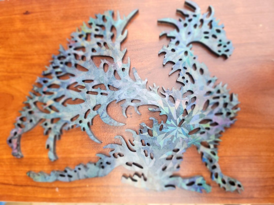 Holographic Dragon Plaque - Etsy