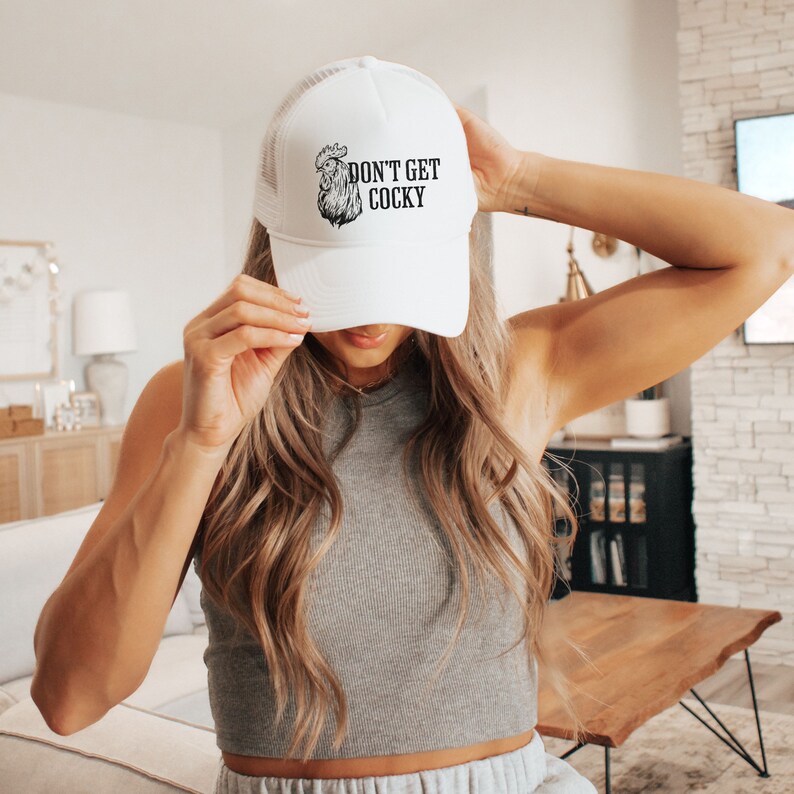 Don't Get Cocky PNG File, Humorous Southern Phrase, Country Retro ...