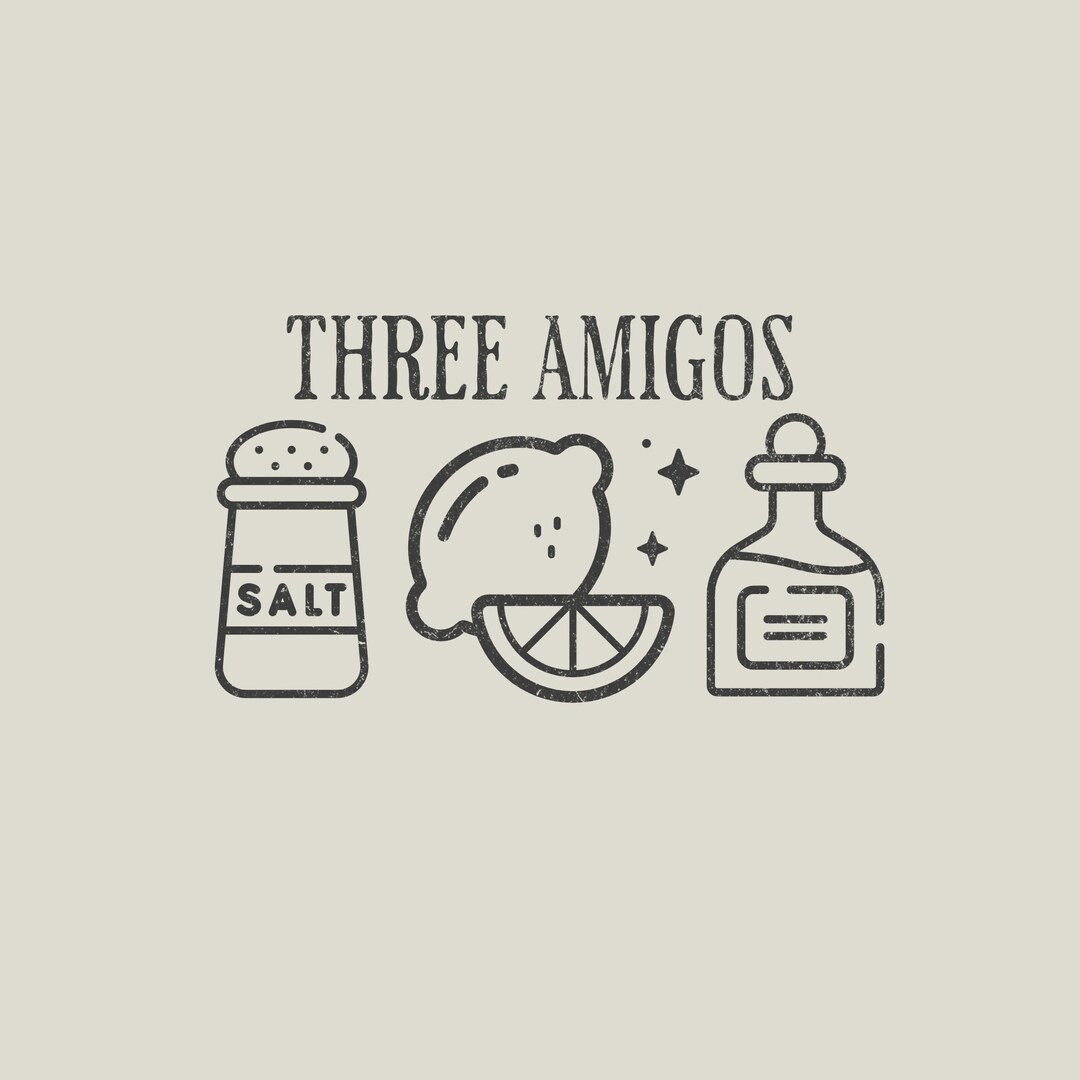 Three Amigos PNG File, Tequila Salt and Lime PNG, Cinco De Mayo ...
