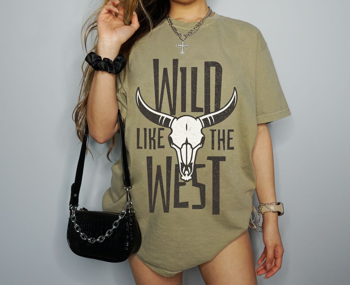 Wild Like the West PNG File, Western Country Vintage Transparent T ...