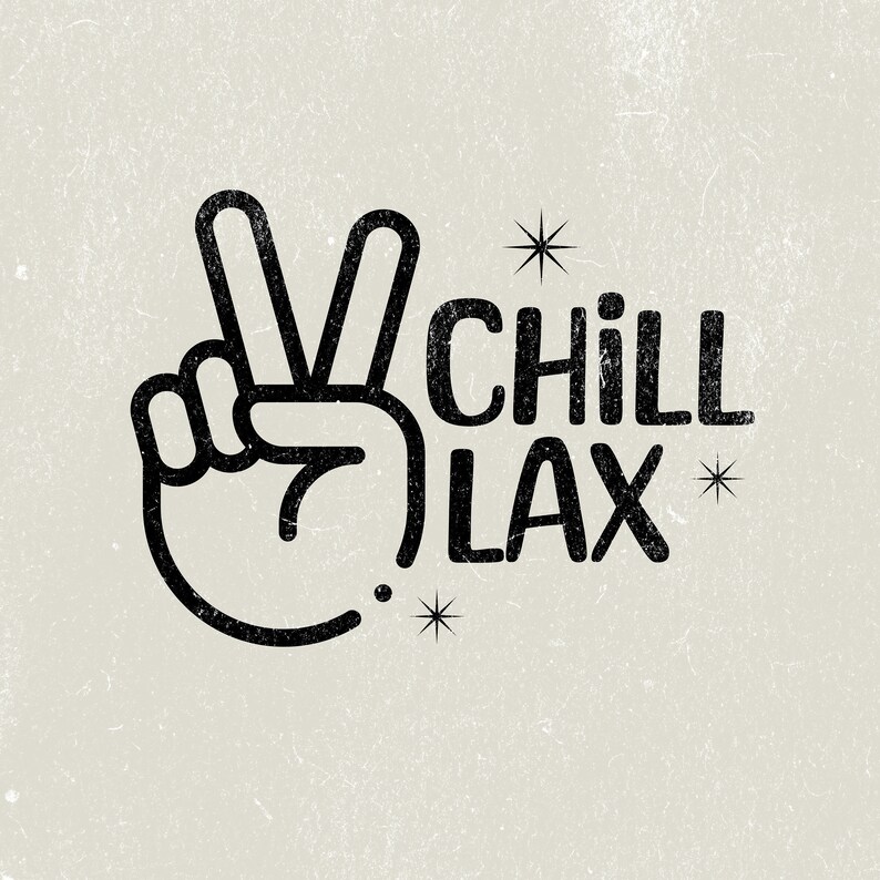 Chill Lax PNG File, Groovy Retro Vintage T-shirt Design, T-shirt ...