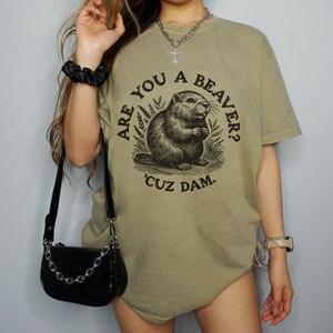 Are You a Beaver, Cuz Dam PNG File, Beaver Transparent T-shirt Design ...