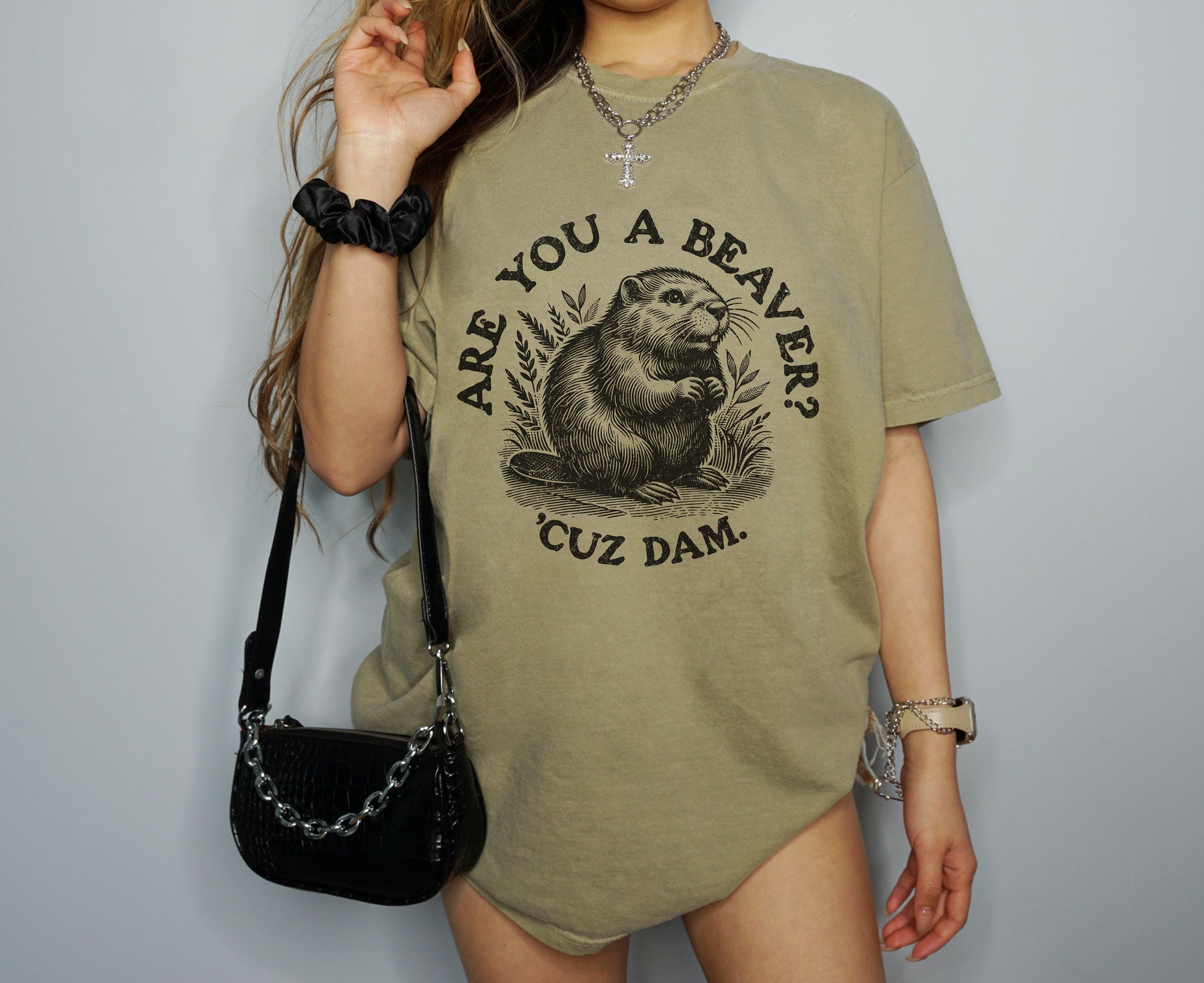 Are You a Beaver, Cuz Dam PNG File, Beaver Transparent T-shirt Design ...