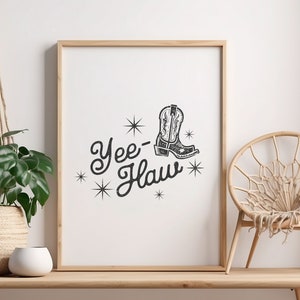 Yee Haw PNG File, Country Retro Cowboy Transparent T-shirt Design ...