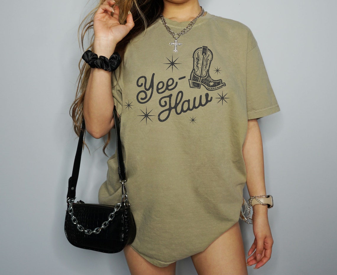 Yee Haw PNG File, Country Retro Cowboy Transparent T-shirt Design ...