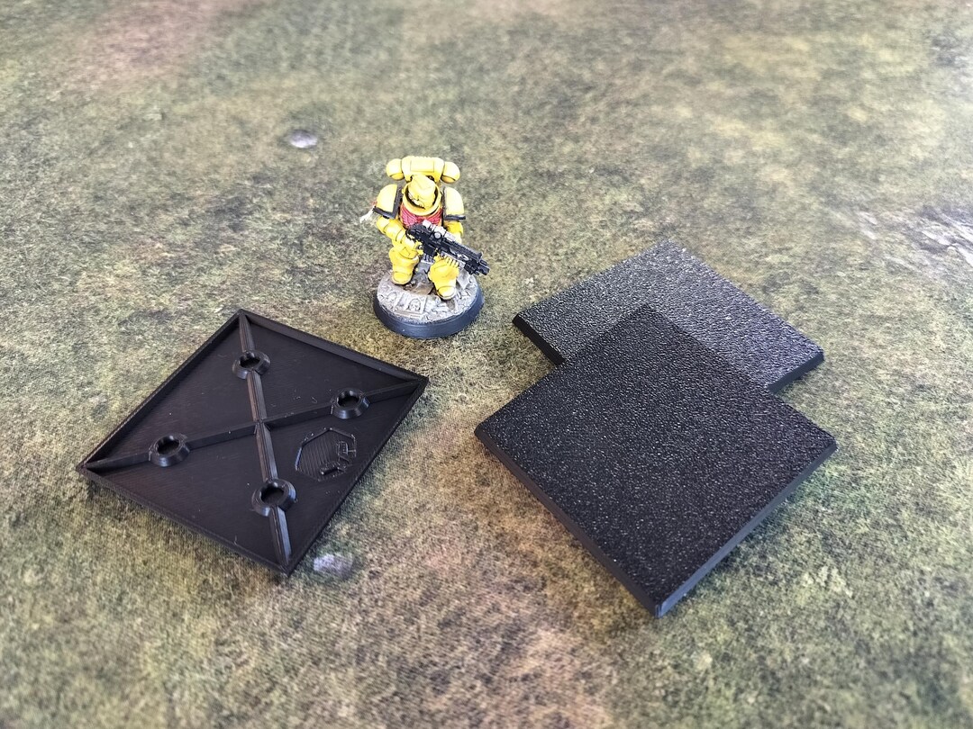 3D Printed Bases – Square 60mm - Etsy