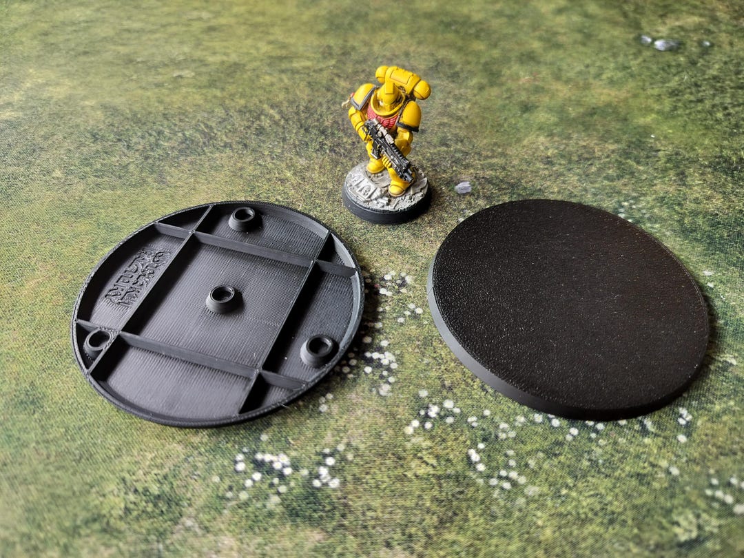 3D Printed Blank Bases – 80mm Round - Etsy