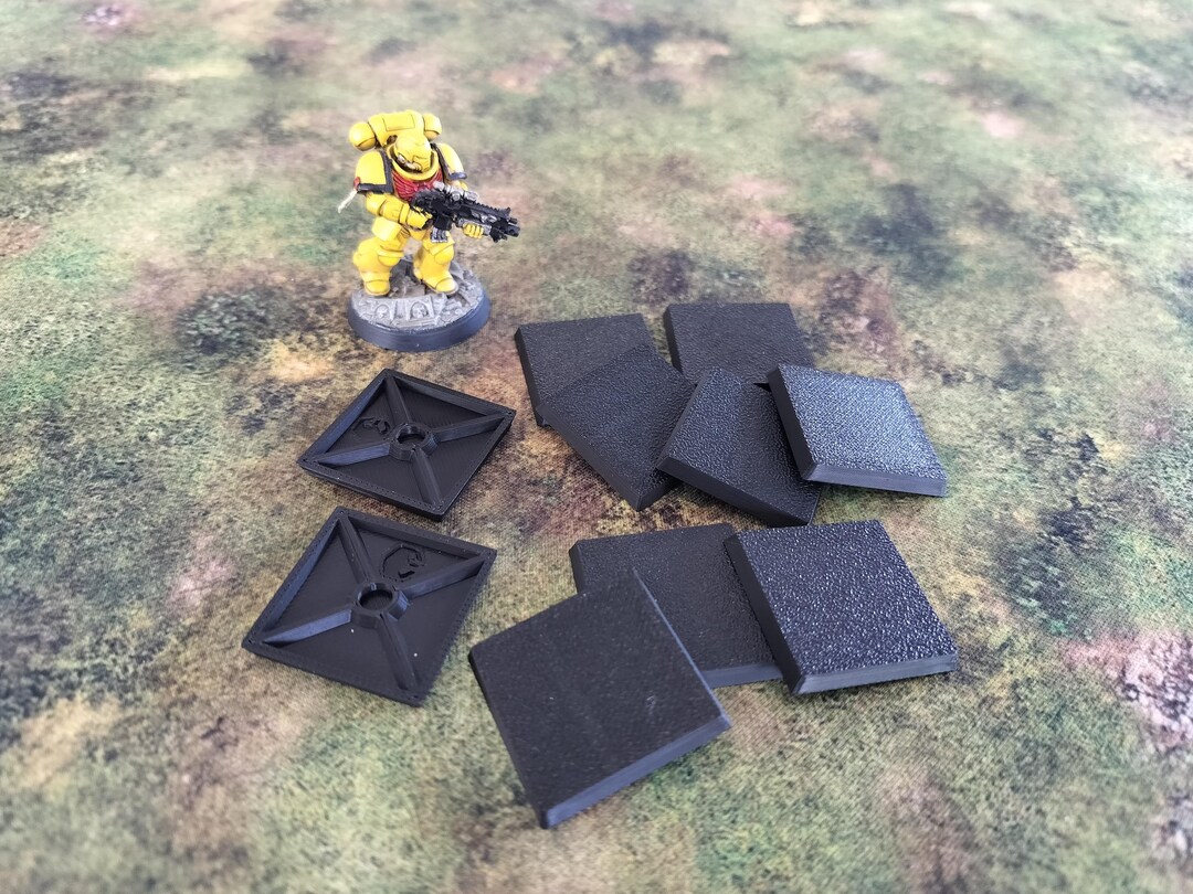 3D Printed Blank Bases – 30mm Square - Etsy