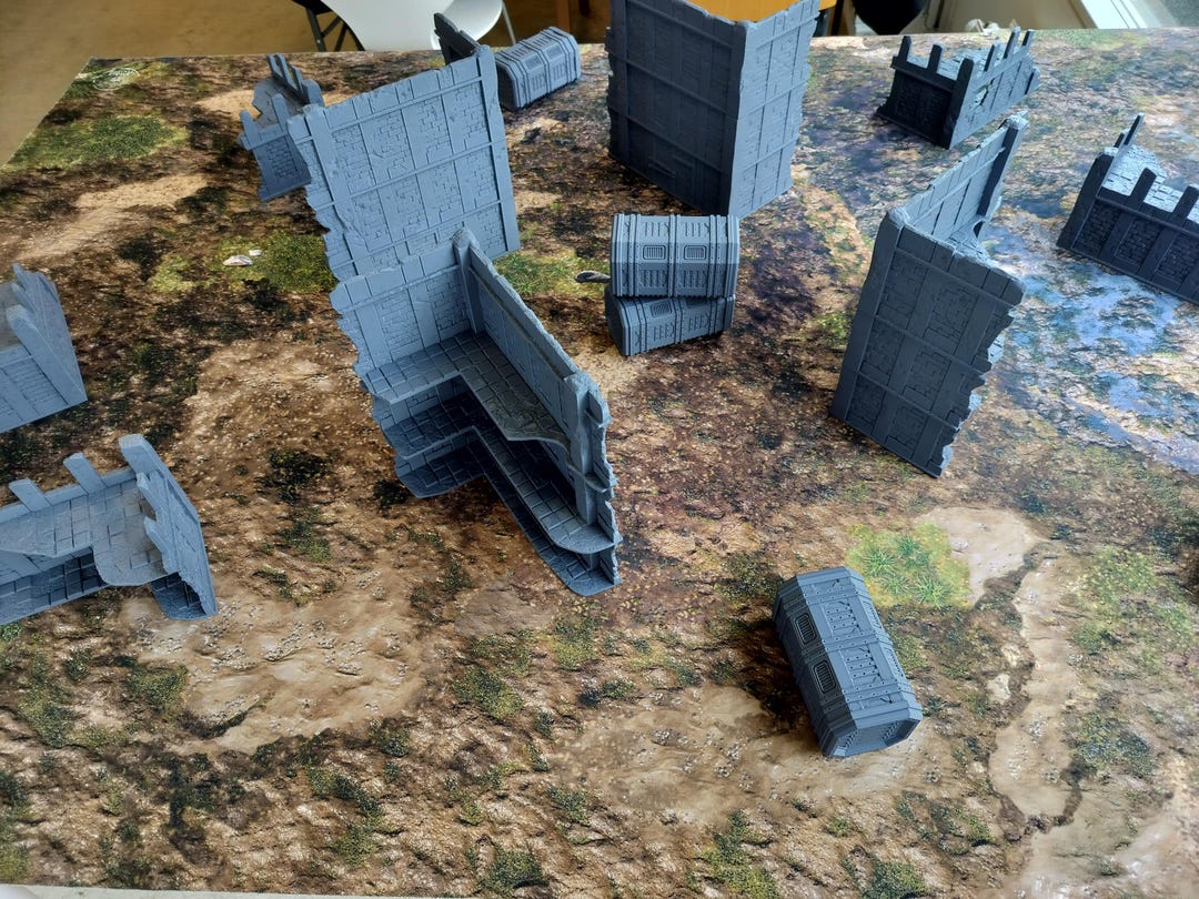 WTC Terrain Set 1 10th Edition Ready - Etsy