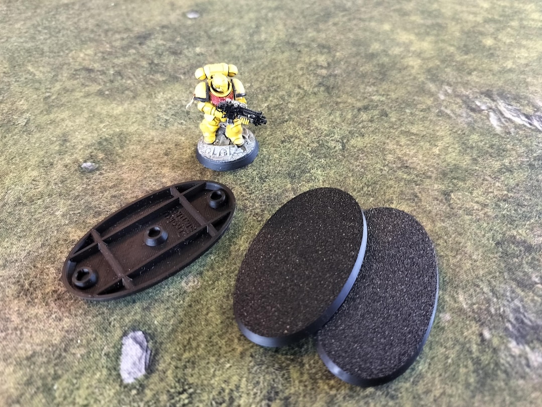 3D Printed Blank Bases – Oval 75x43mm - Etsy