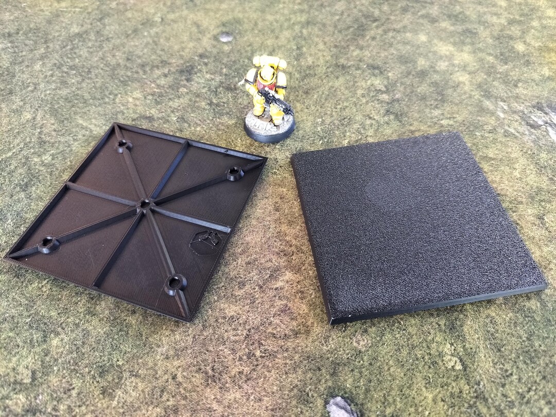 3D Printed Bases – Square 100mm - Etsy