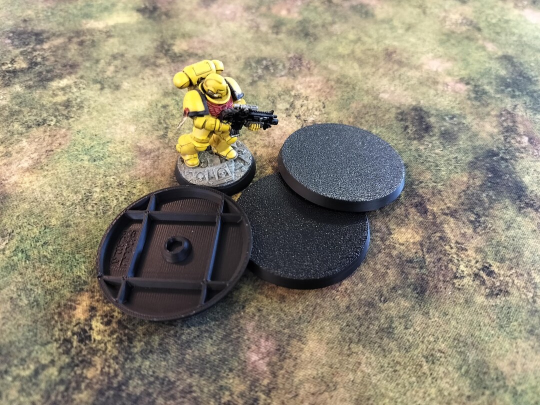 3D Printed Blank Bases – 50mm Round - Etsy
