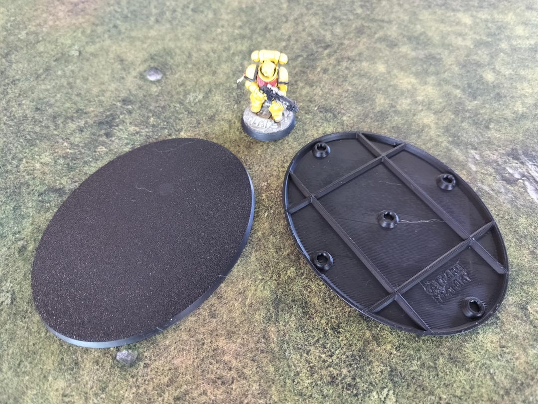 3D Printed Blank Bases – Oval 120x92mm - Etsy