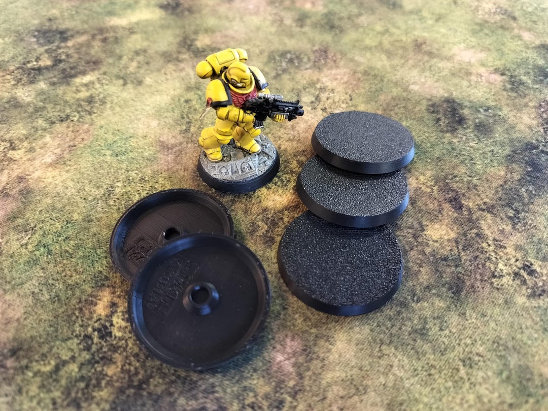 3D Printed Blank Bases – 40mm Round - Etsy