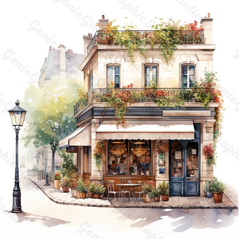Watercolor Paris Clipart, Eiffel Tower Clipart, Paris Png, Parisian ...