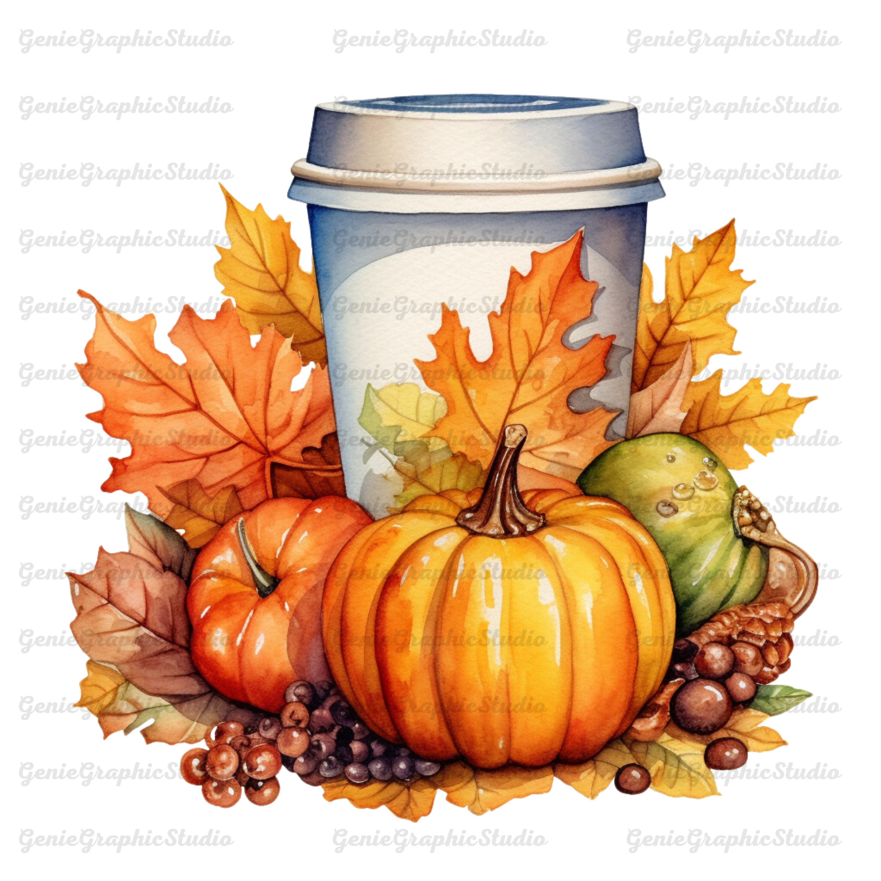 Coffee Png - Pumpkin Spice PNG, Autumn Clipart, Coffee Clipart, Fall ...