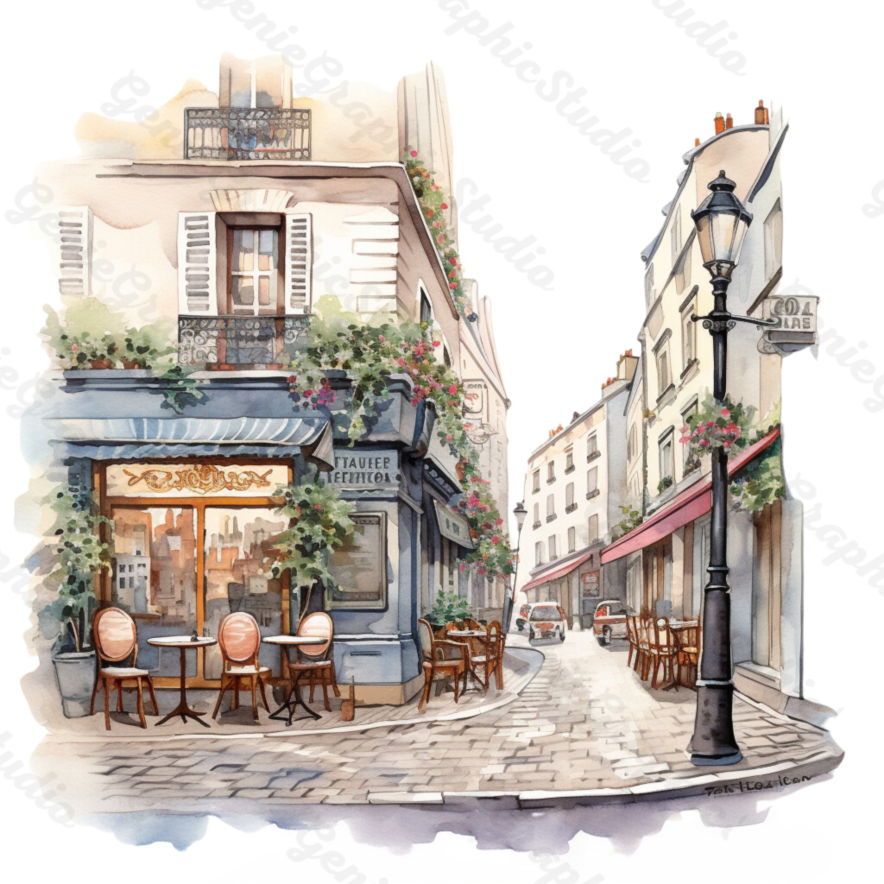Watercolor Paris Clipart, Eiffel Tower Clipart, Paris Png, Parisian ...