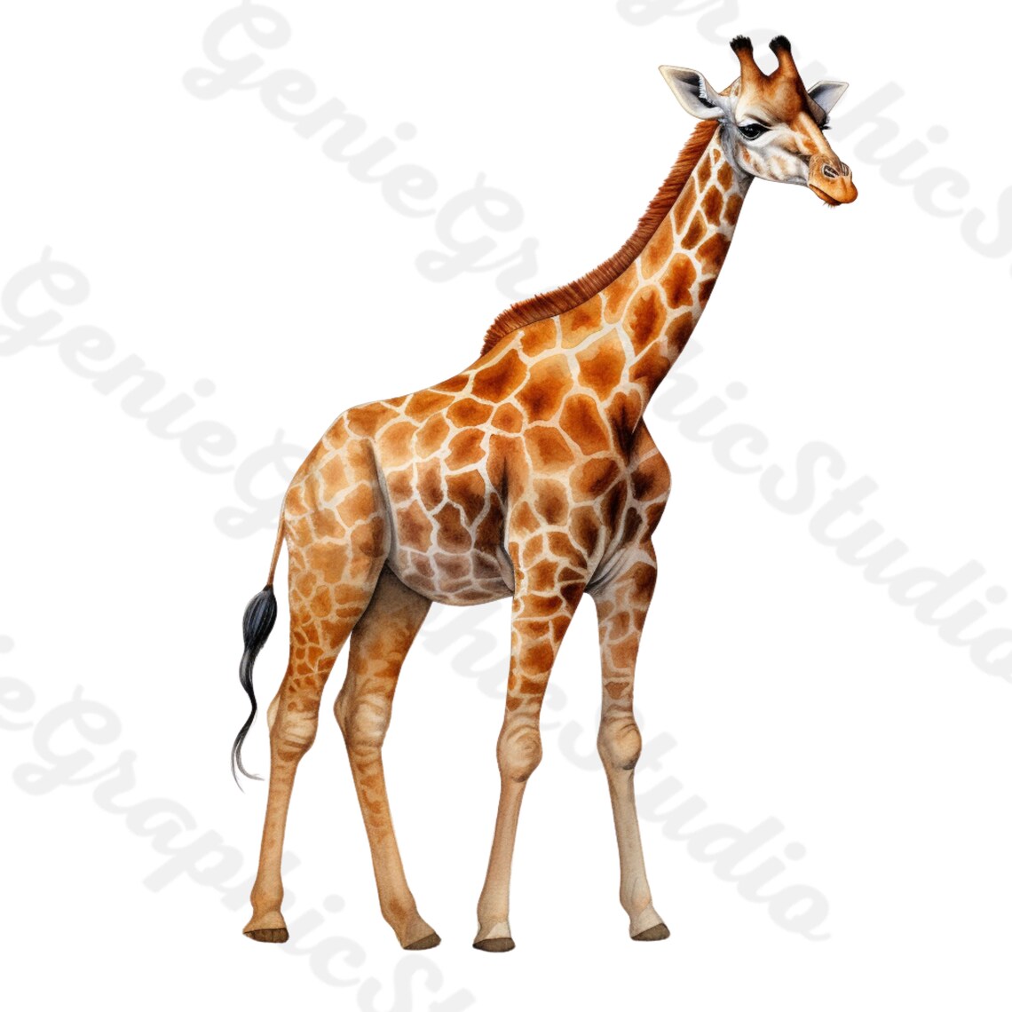 Giraffe PNG, Giraffe Clipart, Safari Animals Png, Nursery Wall Art ...
