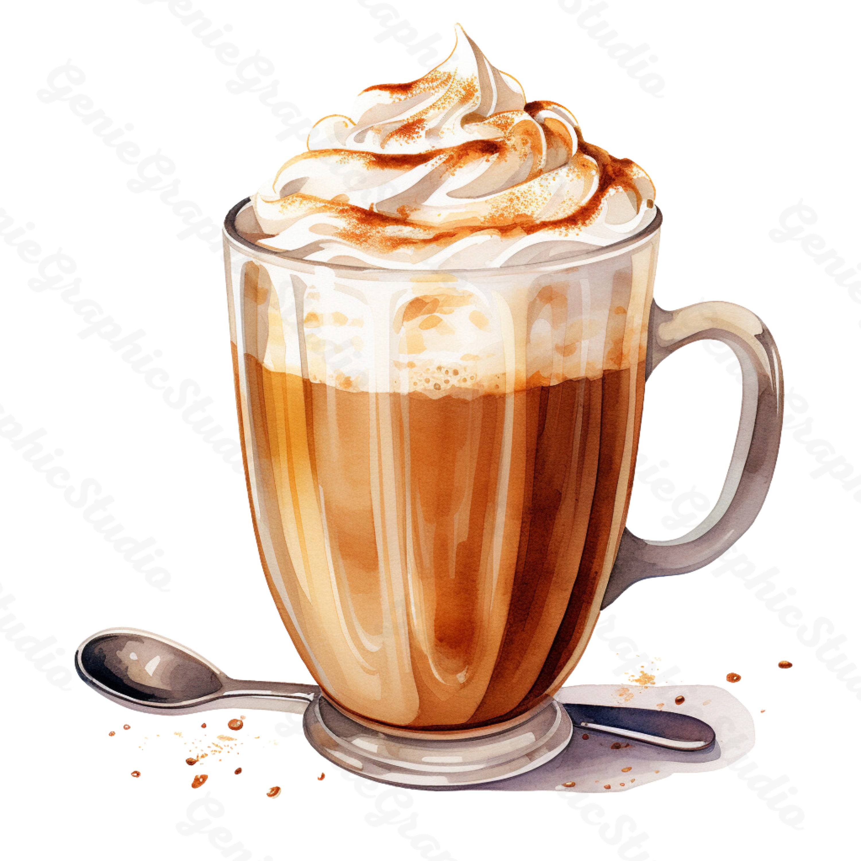 Coffee PNG Bundle Iced Coffee PNG, High Quality Graphics, T-shirt ...