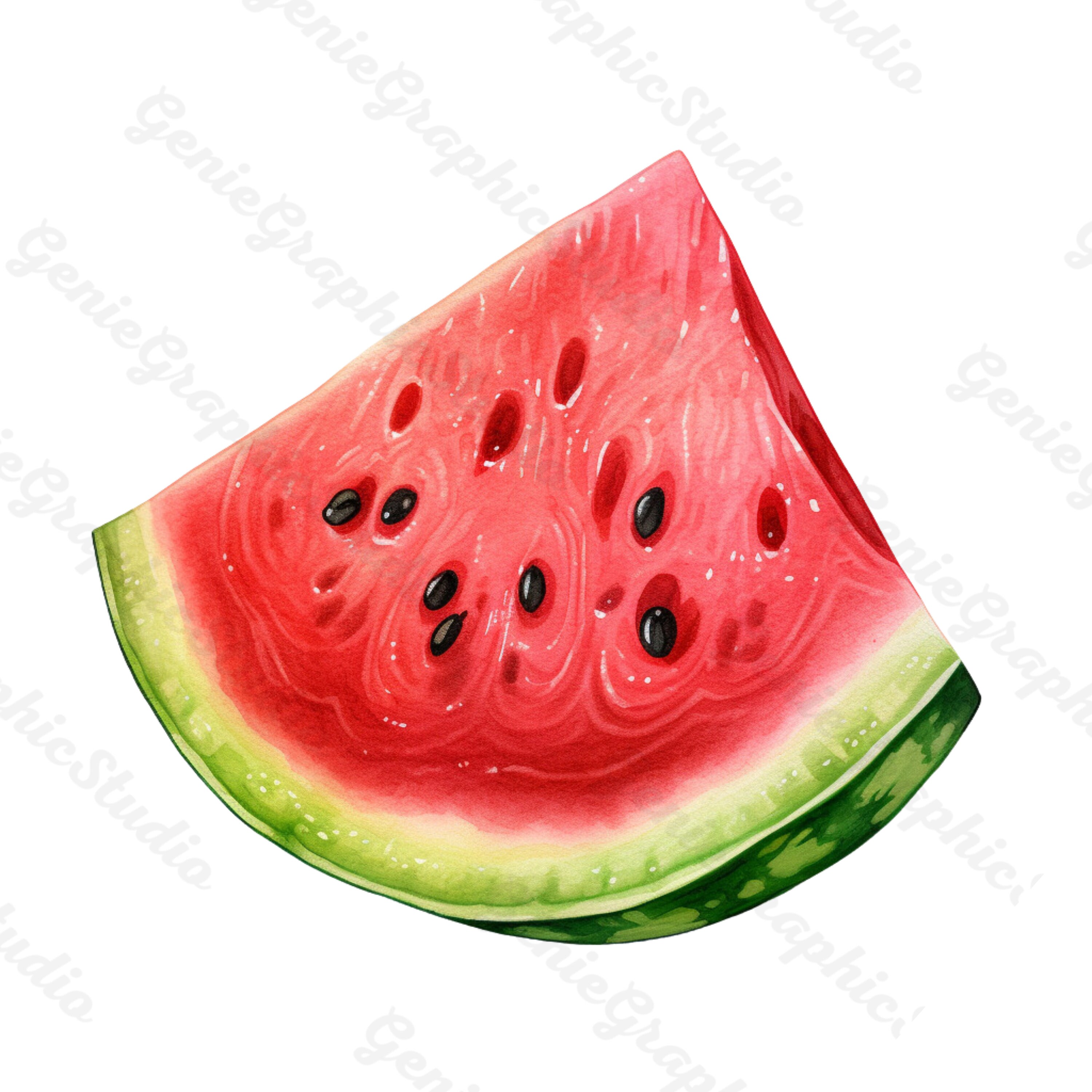 Watermelon Clipart, Fruit Clipart, Summer Clipart, Watercolour Food ...