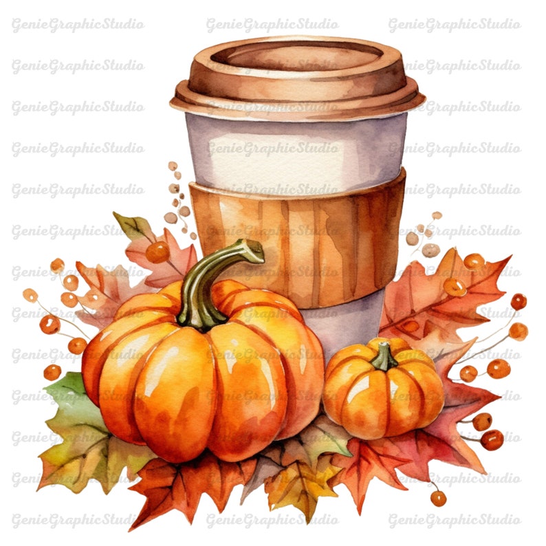 Coffee Png - Pumpkin Spice PNG, Autumn Clipart, Coffee Clipart, Fall ...
