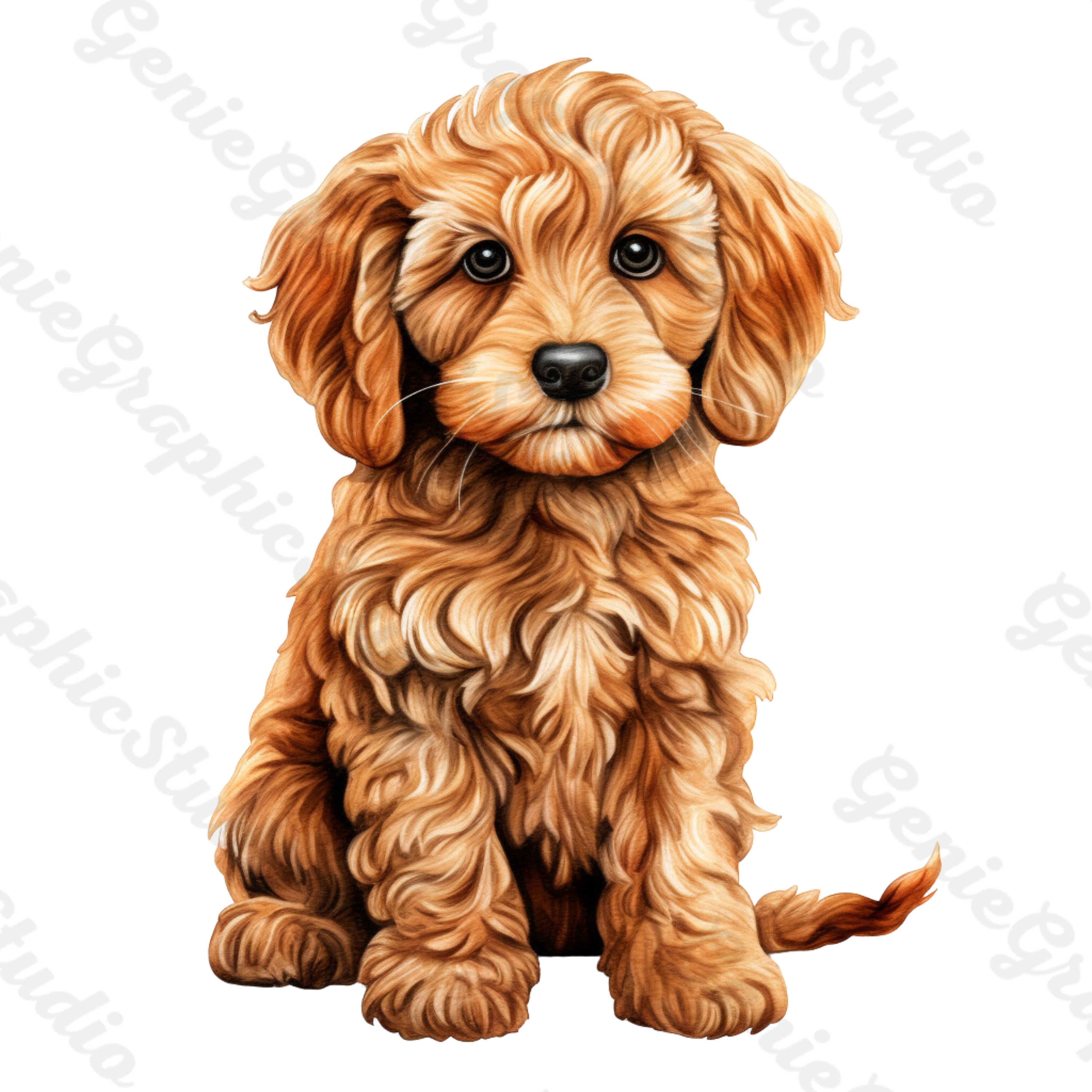 Cockapoo PNG Bundle, Dog PNG, Dog Clipart, Printable Dog Art for Pet ...