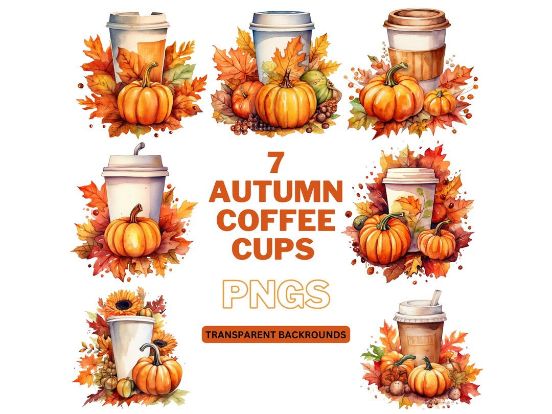 Coffee Png - Pumpkin Spice PNG, Autumn Clipart, Coffee Clipart, Fall ...
