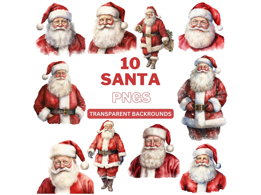 Santa PNG - Christmas Clipart, Santa Clause, Christmas Designs for ...