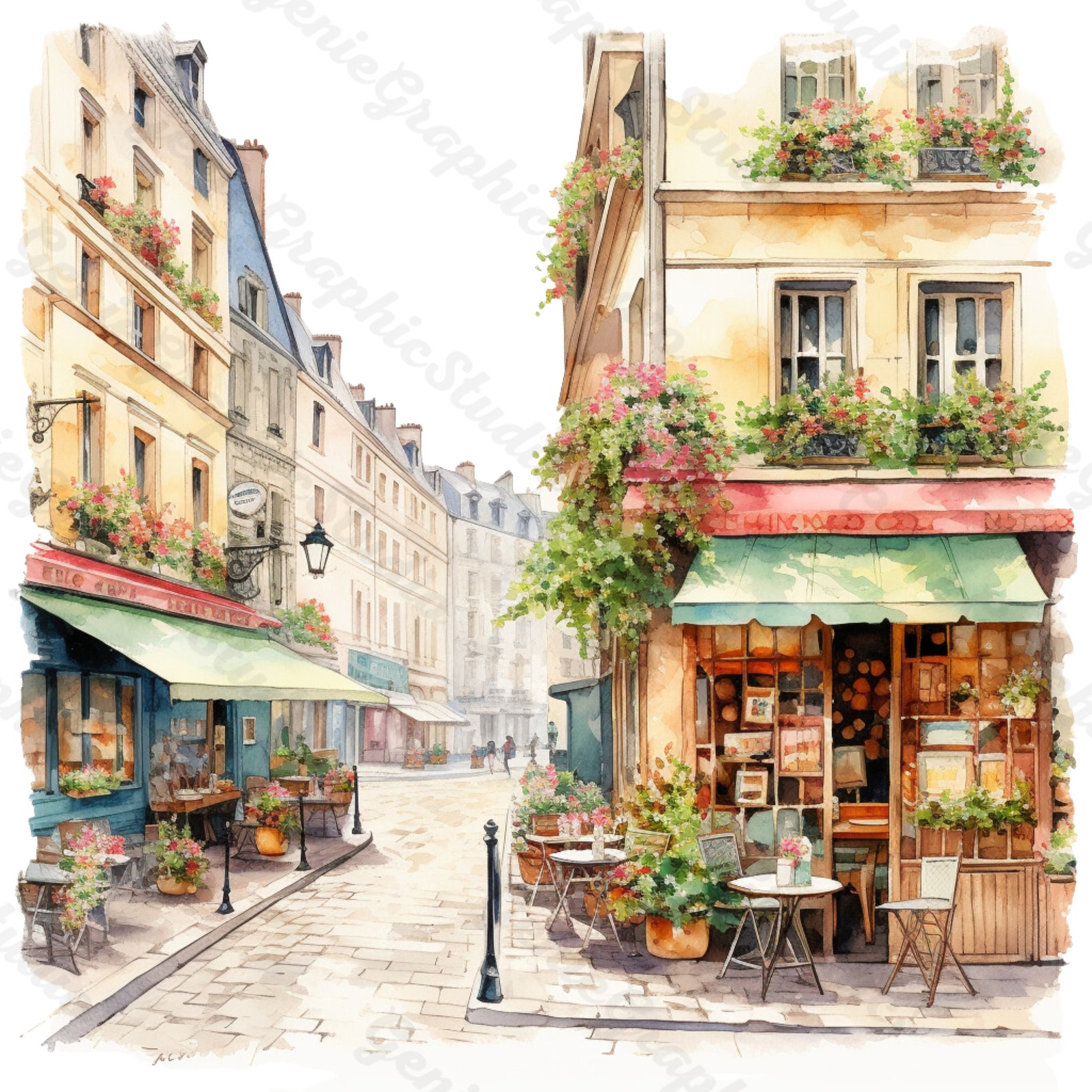 Watercolor Paris Clipart, Eiffel Tower Clipart, Paris Png, Parisian ...