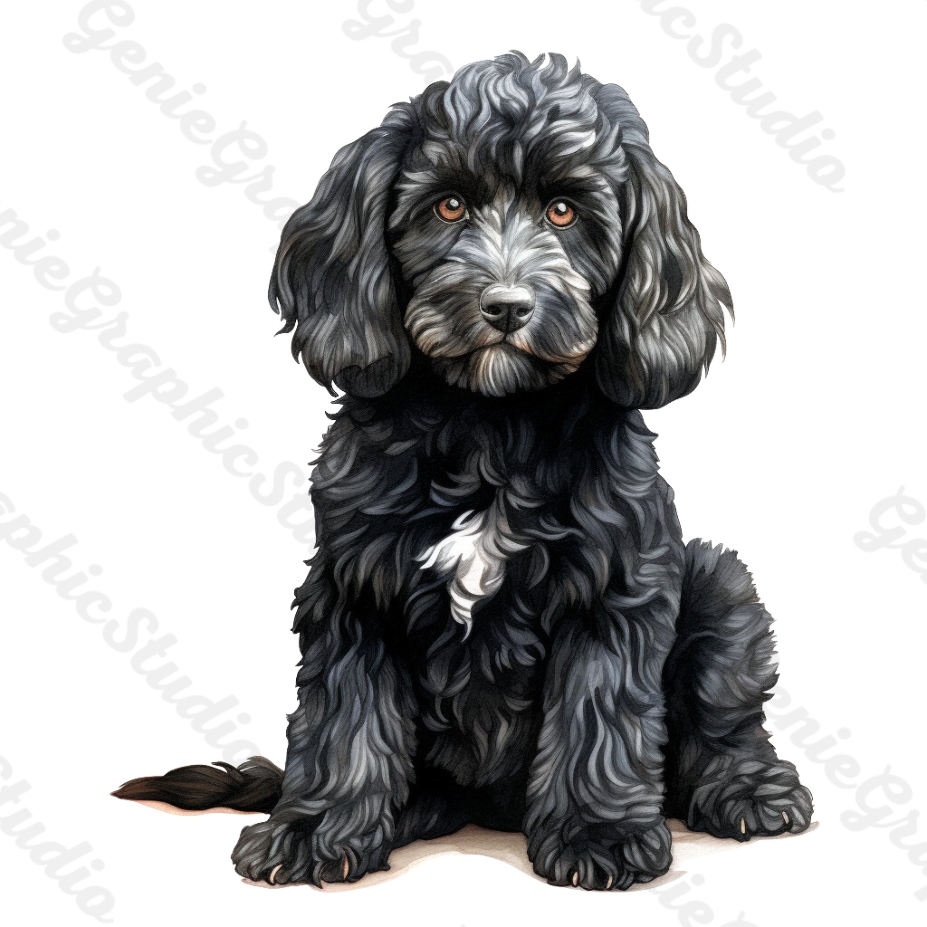Cockapoo PNG Bundle, Dog PNG, Dog Clipart, Printable Dog Art for Pet ...