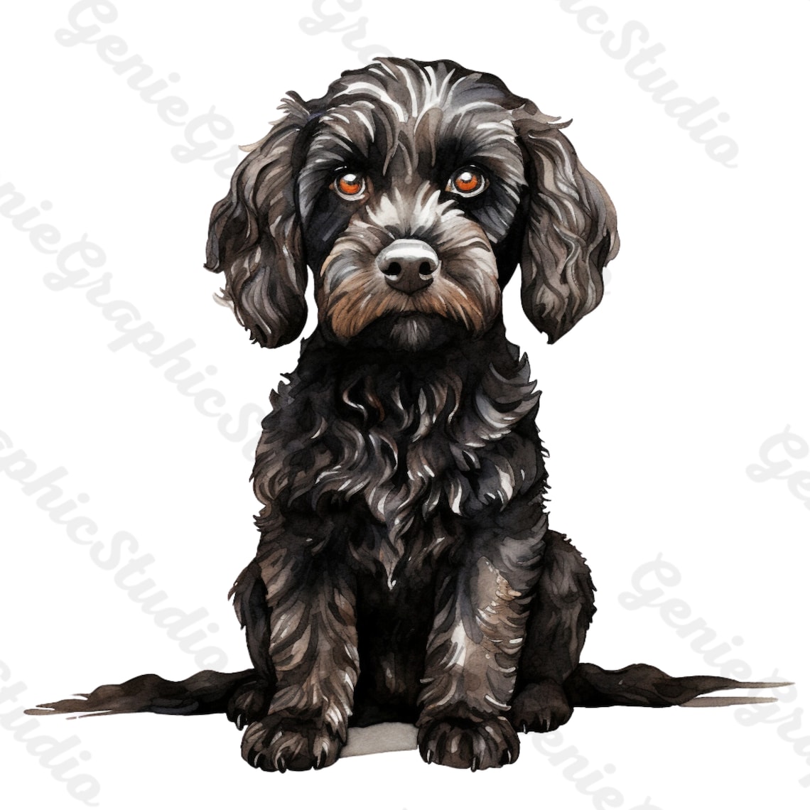 Cockapoo PNG Bundle, Dog PNG, Dog Clipart, Printable Dog Art for Pet ...
