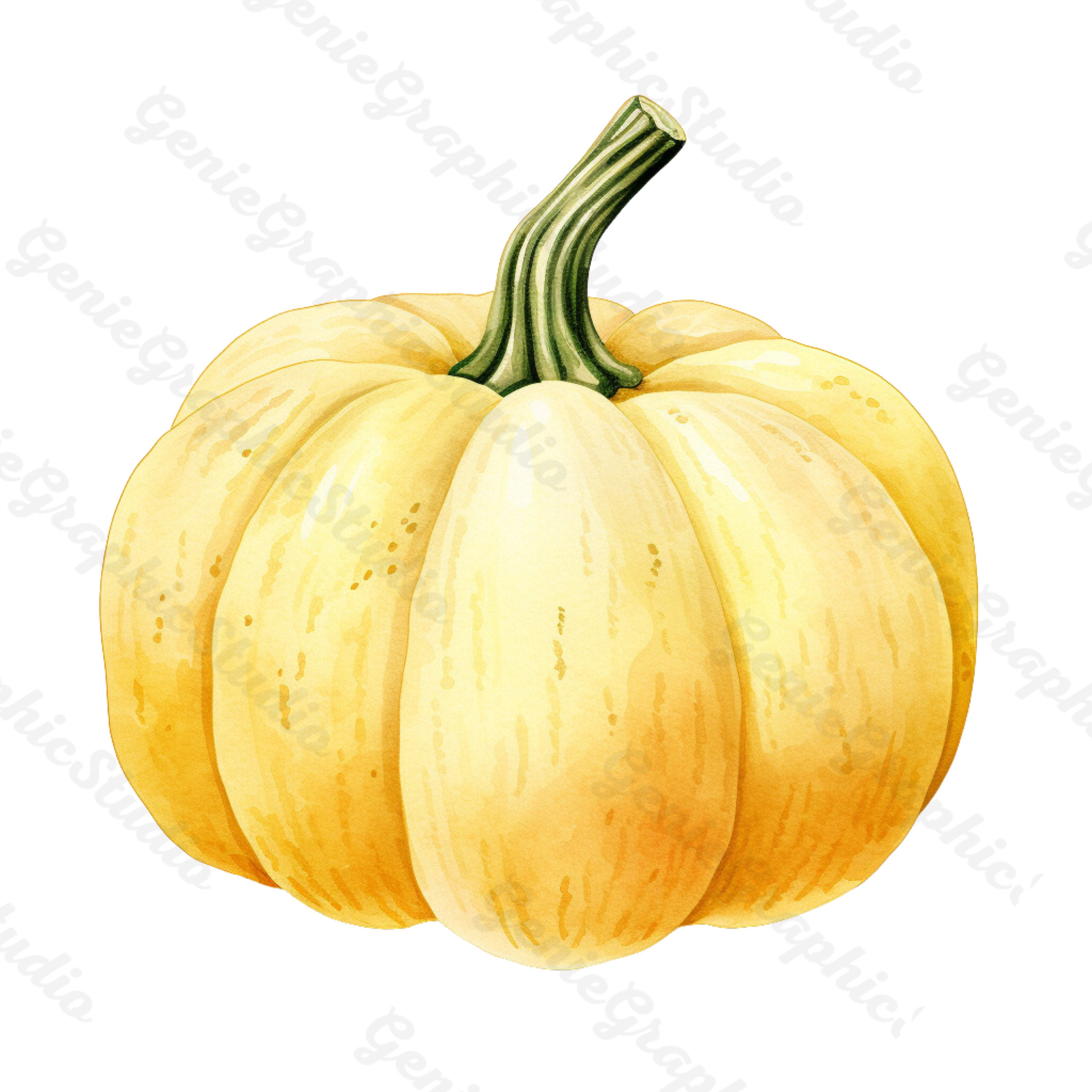 Pumpkin Clipart, Pastel Halloween Clipart, Autumn Watercolor Clipart ...