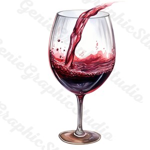 Wine Clipart, Alcohol Clipart, Summer Clipart, Wine Glass Png, Wine ...