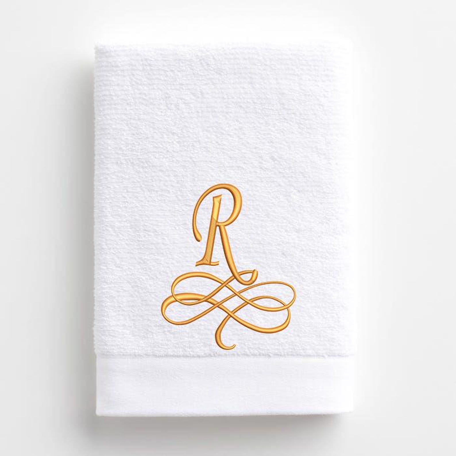 Elegant Monogram Letter R - Embroidery Font Design File - Wedding ...