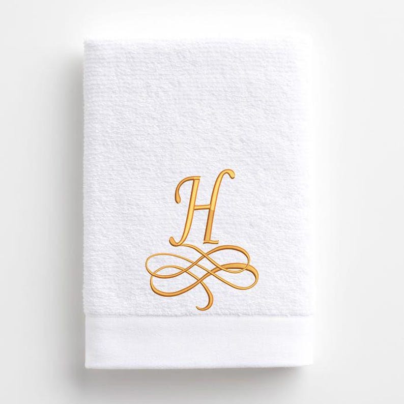 Elegant Letter H Embroidery Design - Wedding Monogram (9 Sizes ...