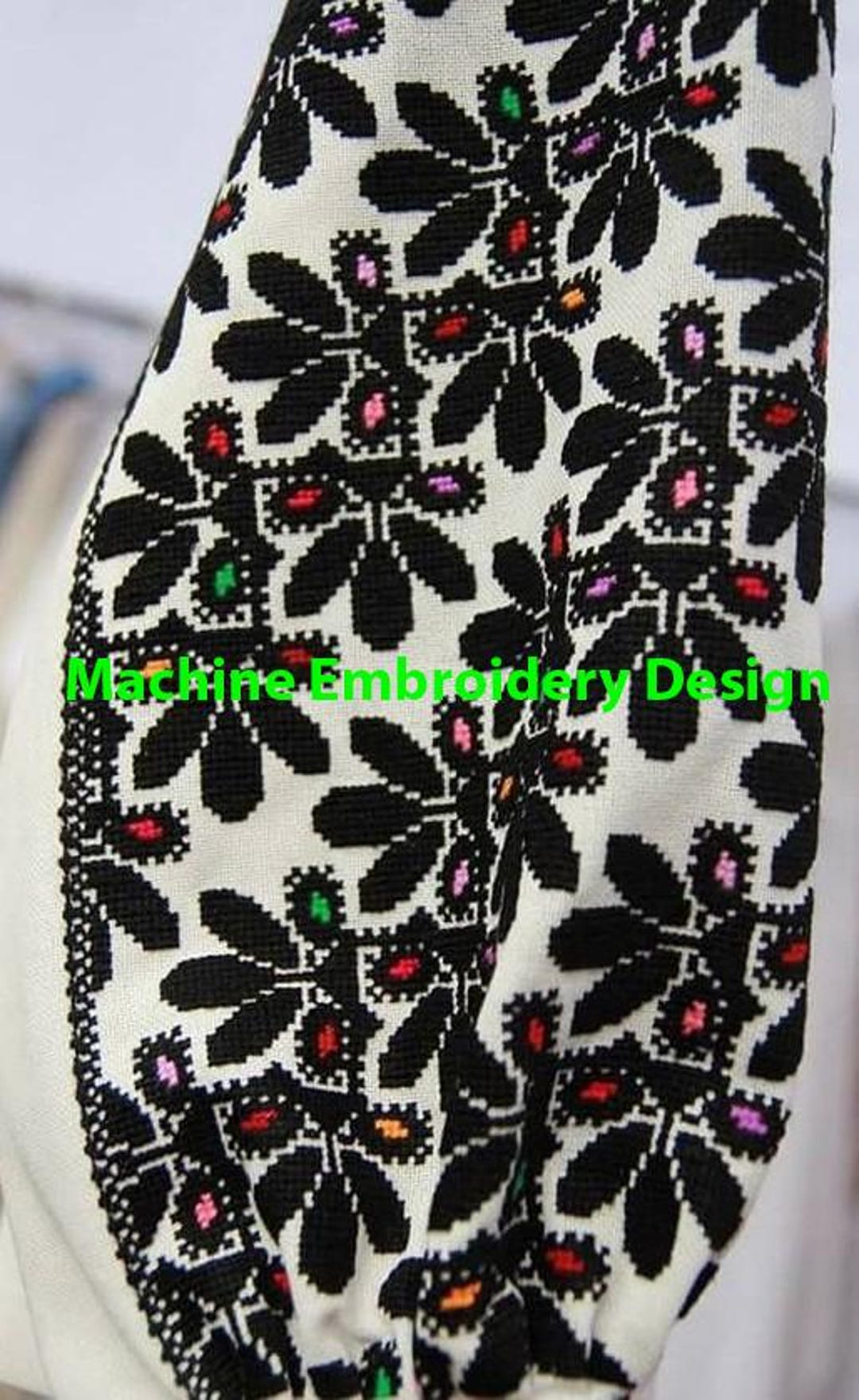 Borshchivska Vyshyvanka Machine Embroidery Design – Ukrainian Blouse ...