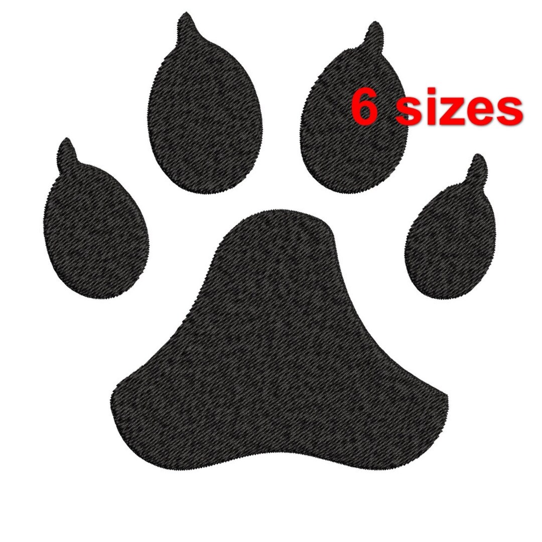 Dog Paw Embroidery Design Cat Paw Pet Machine Embroidery Design Pet ...