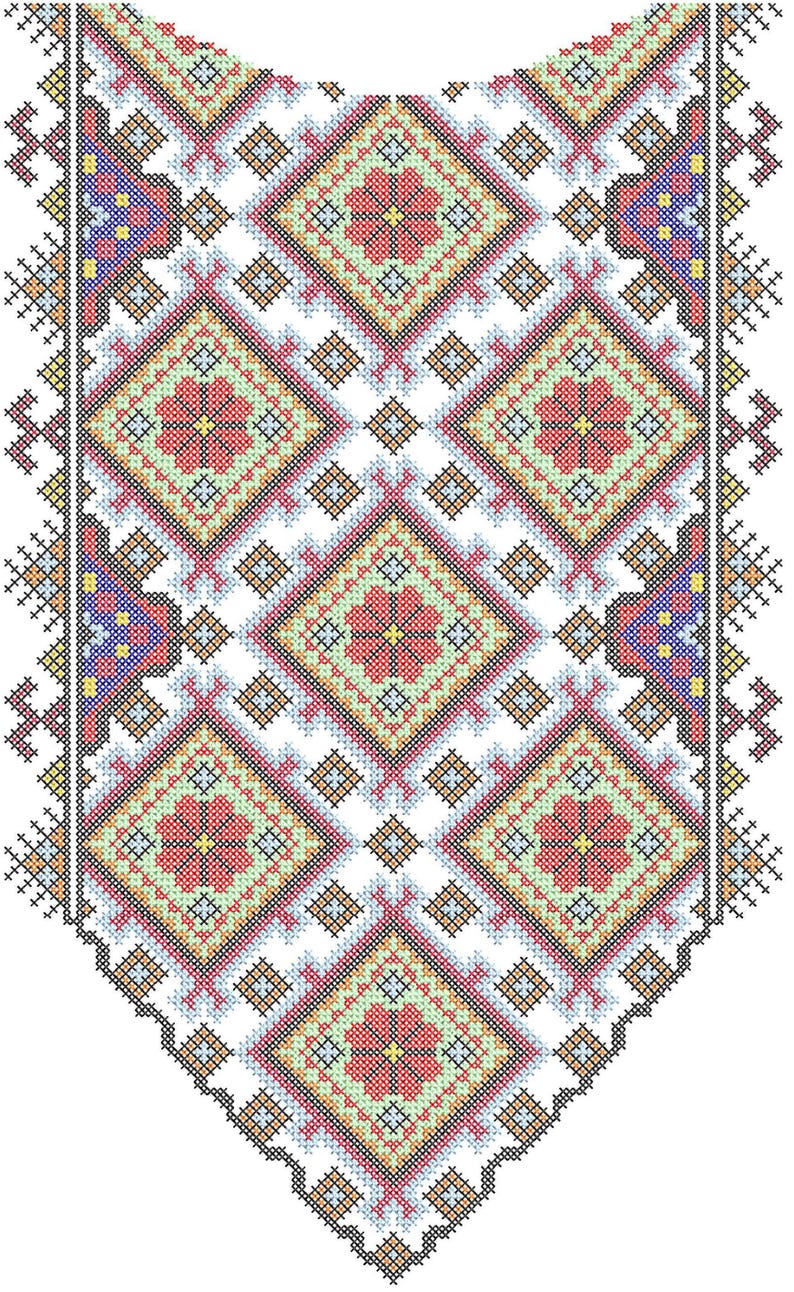 Ukrainian Vyshyvanka Dress - Machine Embroidery Design (digital ...